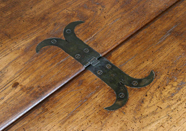 Folding table with handmade hinges – Jane Knapp